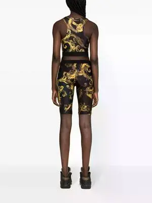 Versace Baroque Print Racerback Tank Top