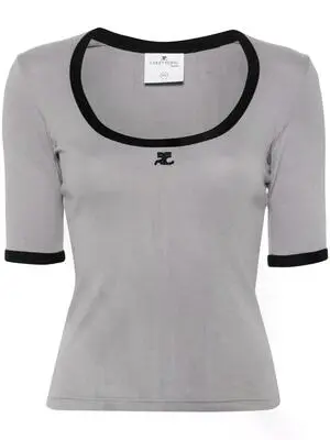 Courreges Applique T-shirts For Women