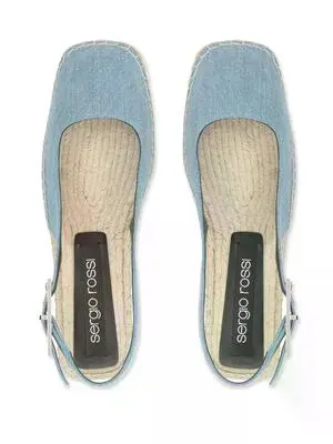 SERGIO ROSSI Denim Espadrilles