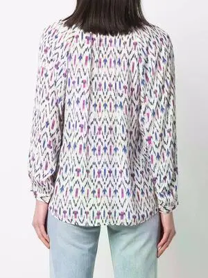 MARANT ETOILE Geometric Print Blouse