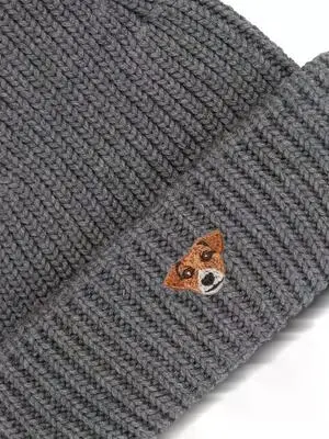 PELO FOUNDATION Jack Russell Patch Beanie - Grey