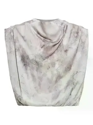 GESTUZ Sleeveless Draped Top