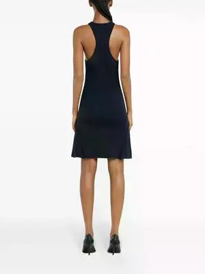 COURREGES Cotton Rib Knit Dress