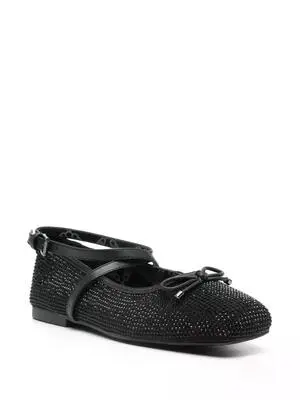 Michael Kors Rhinestone Embellished Ballerina Shoes