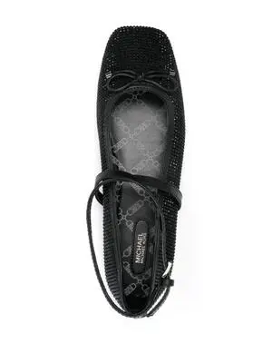 Michael Kors Rhinestone Embellished Ballerina Shoes