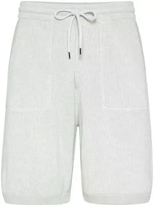 Brunello Cucinelli Knitted Bermuda Shorts - Grey