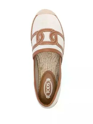 TOD'S Chain-appliqué Espadrilles