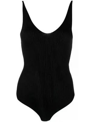 RXQUETTE Shimmering Ribbed Bodysuit