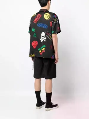 MASTERMIND WORLD Logo-print Short-sleeve Shirt