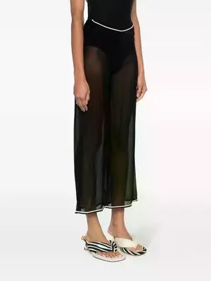 BODE Juana Sheer Silk Trousers
