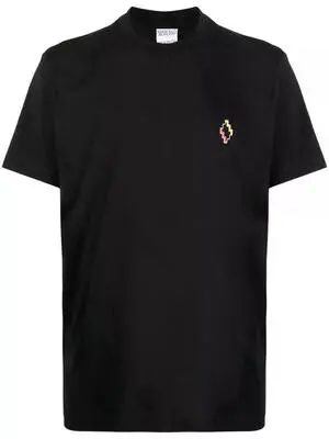 COUNTY OF MILAN Logo-print Cotton T-shirt - Black