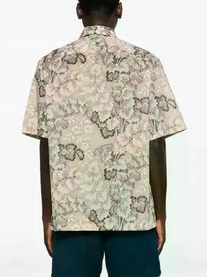 Etro Pegaso-embroidered Floral-motif Shirt
