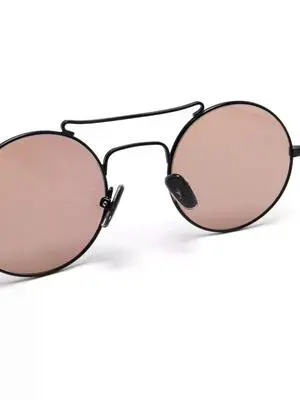EYEPETIZER Vespucci Round Frame Sunglasses - Black