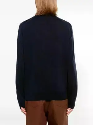 John Smedley Virgin Wool Half-zip Jumper