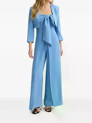Liu Jo Bow Detail Jumpsuit - Blue
