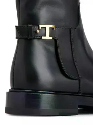 TOD'S Timeless Leather Ankle Boots