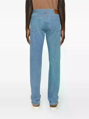Canali Mid-rise Slim-fit Jeans