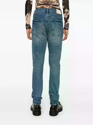 PURPLE BRAND P001 Low-rise Slim-leg Jeans
