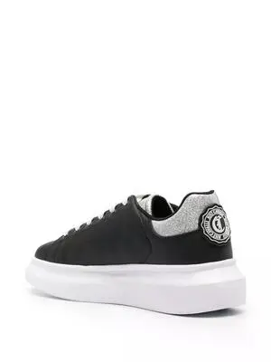 Just Cavalli Glitter Lace-up Sneakers