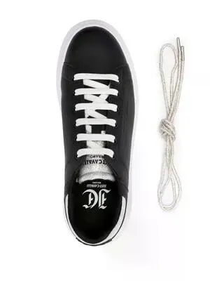 Just Cavalli Glitter Lace-up Sneakers