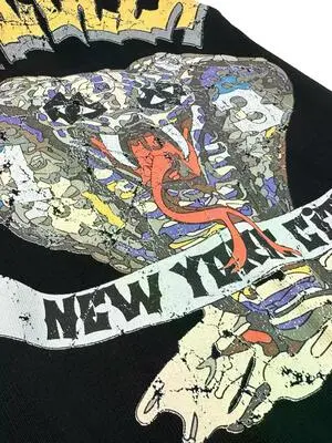 HACULLA. Crown Royale Graphic-print Hoodie - Black