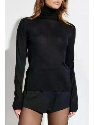 Dolce & Gabbana Cashmere-silk Blend Roll Neck Sweater