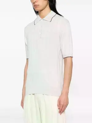 CRUCIANI Cotton Polo Shirt - Grey
