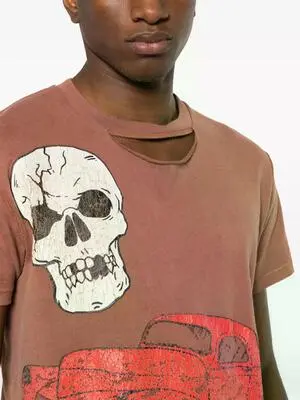 ERL Skull-print Cotton T-shirt