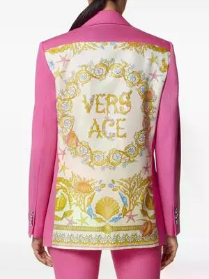 Versace Underwater Barocco Boxy Blazer