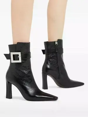 GIUSEPPE ZANOTTI Seattle Bootie Boots With Decorative Buckle