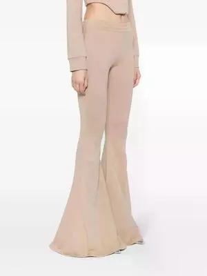 Giuseppe Di Morabito Flared Jersey Trousers - Neutrals