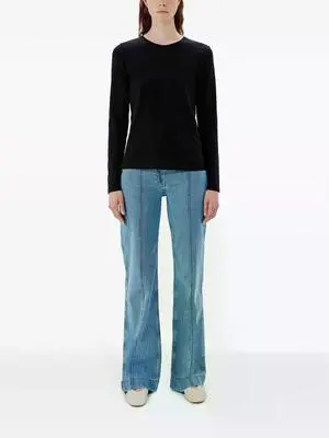 Another Tomorrow Crew Neck Long Sleeve T-shirt