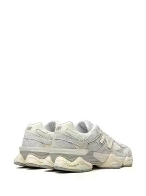 NEW BALANCE 9060 Suede Panelled Sneakers - White