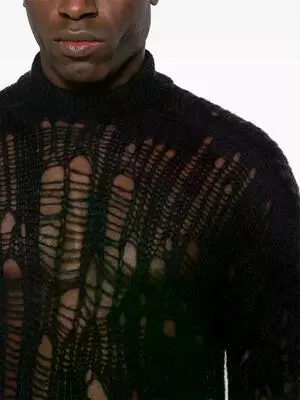 Rick Owens Tommy Lupetto Open-knit Jumper