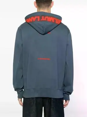 Helmut Lang Graphic Print Cotton Hoodie