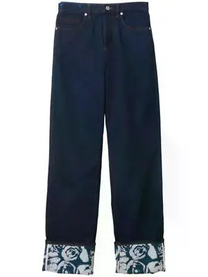 BURBERRY Burberry Straight-Leg Jeans With Logo Patch