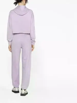 GANNI Tapered Organic Cotton Track Pants