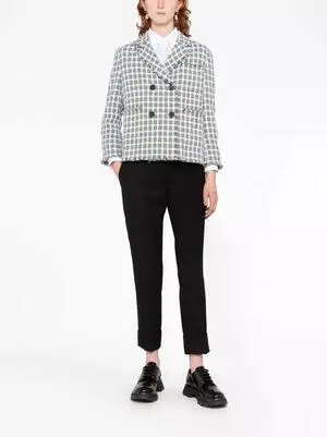 Thom Browne Double-breasted Tweed Jacket