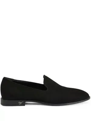 GIUSEPPE ZANOTTI Gatien Suede Loafers - Black