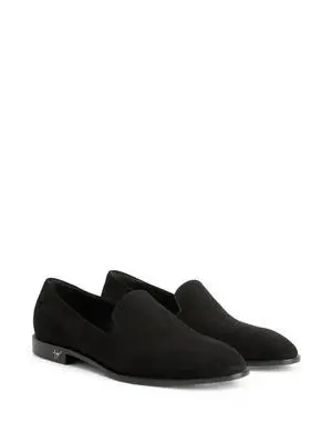 GIUSEPPE ZANOTTI Gatien Suede Loafers - Black