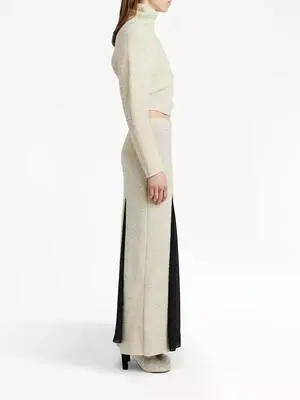 Proenza Schouler Sequinned Panelled Maxi Skirt
