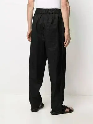 JIL SANDER Wide-leg Cotton Trousers
