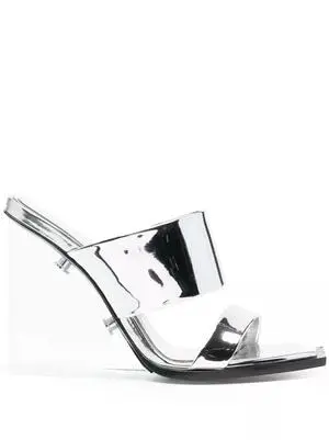Alexander McQueen Shard 75mm Wedge Sandals