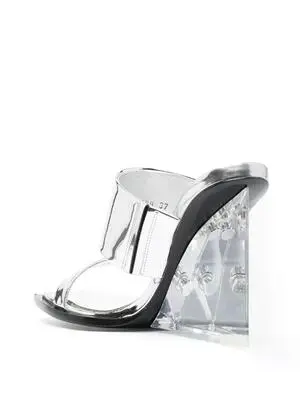 Alexander McQueen Shard 75mm Wedge Sandals