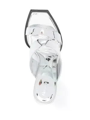 Alexander McQueen Shard 75mm Wedge Sandals