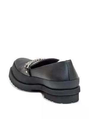 Stella McCartney Trace Alter Sporty Loafers With Chain Detail