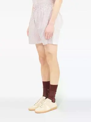 MAISON MARGIELA Vertical Stripe Cotton Shorts