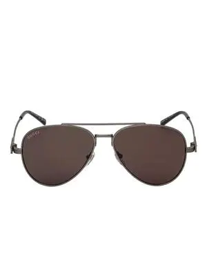 Gucci Pilot-frame Sunglasses - Silver