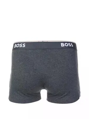BOSS Stripe-trim Logo-waistband Boxers