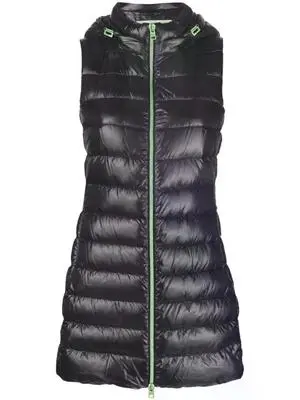 Herno Quilted Hooded Gilet - Black